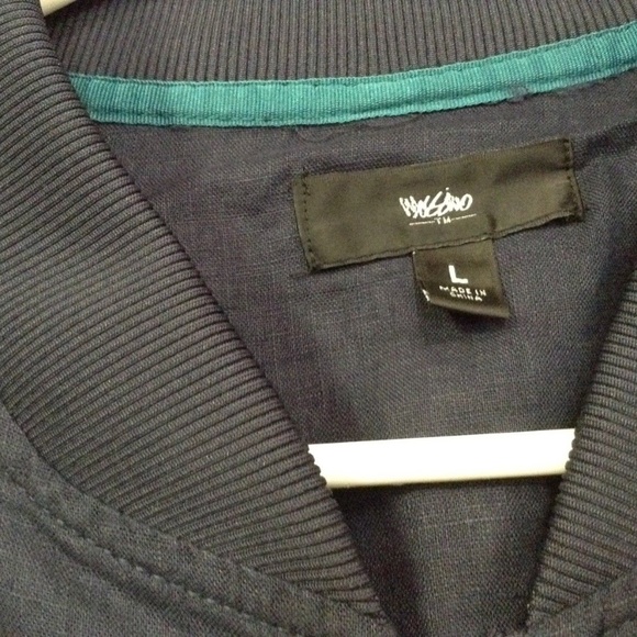 Mossimo Supply Co. | Jackets & Coats | Mossimo Mens Linen Bomber Jacket ...